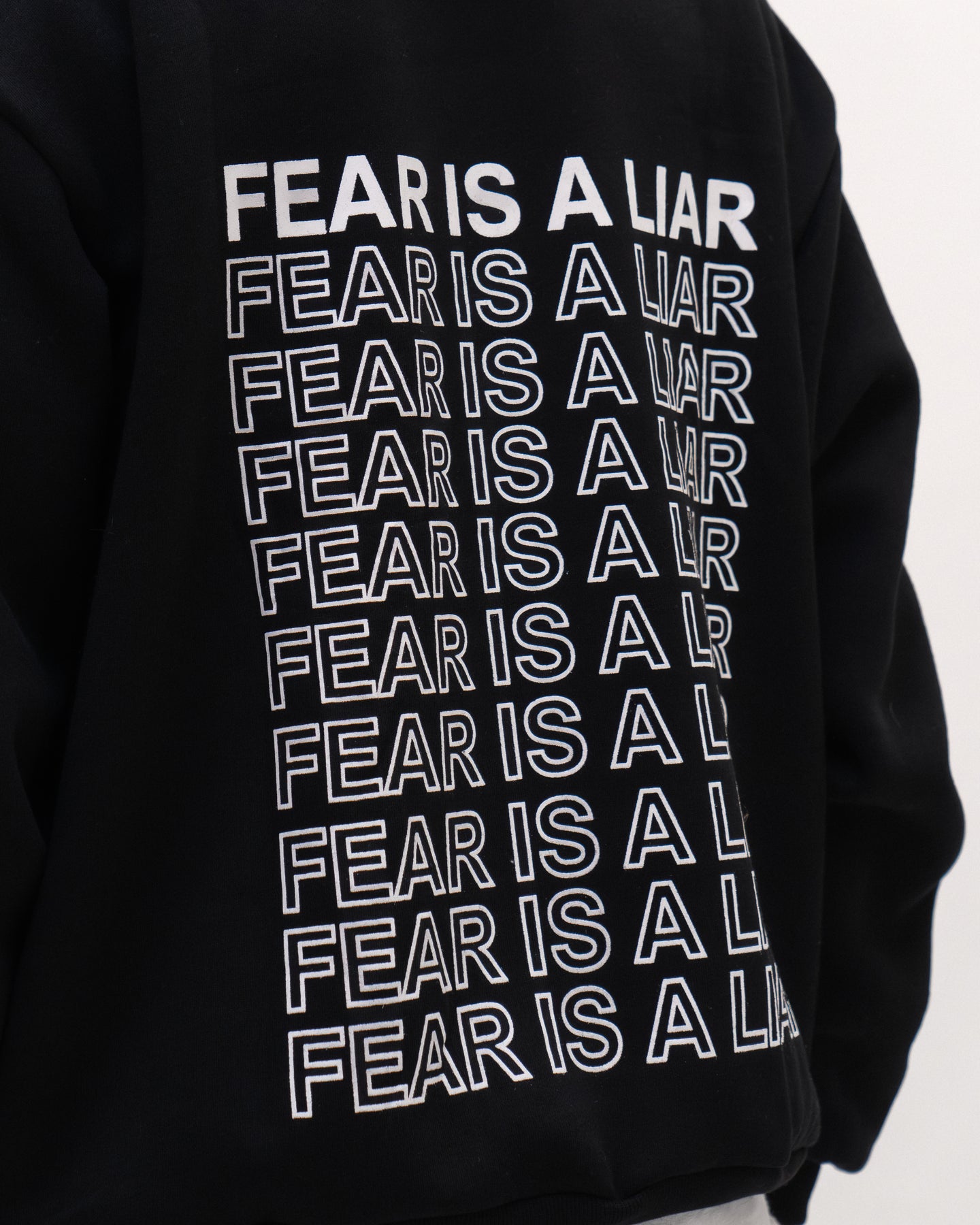 FEAR IS A LIAR HOODIE – SJ
